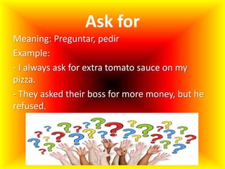 Phrasal verbs | PPT