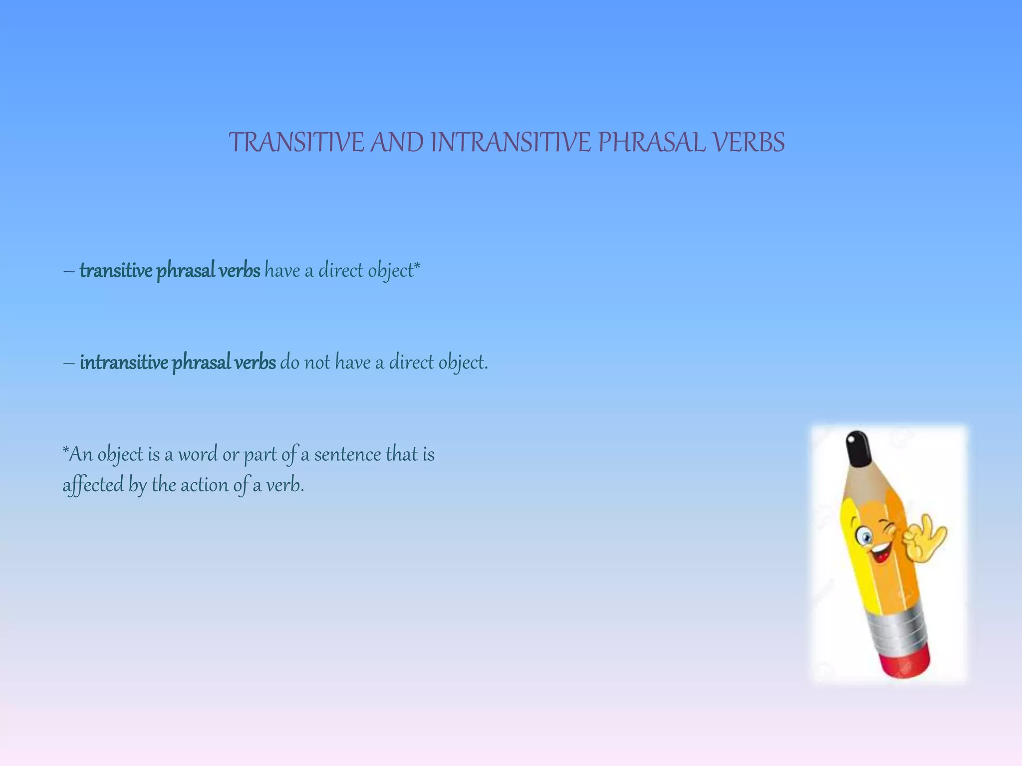 Phrasal verbs | PPTX
