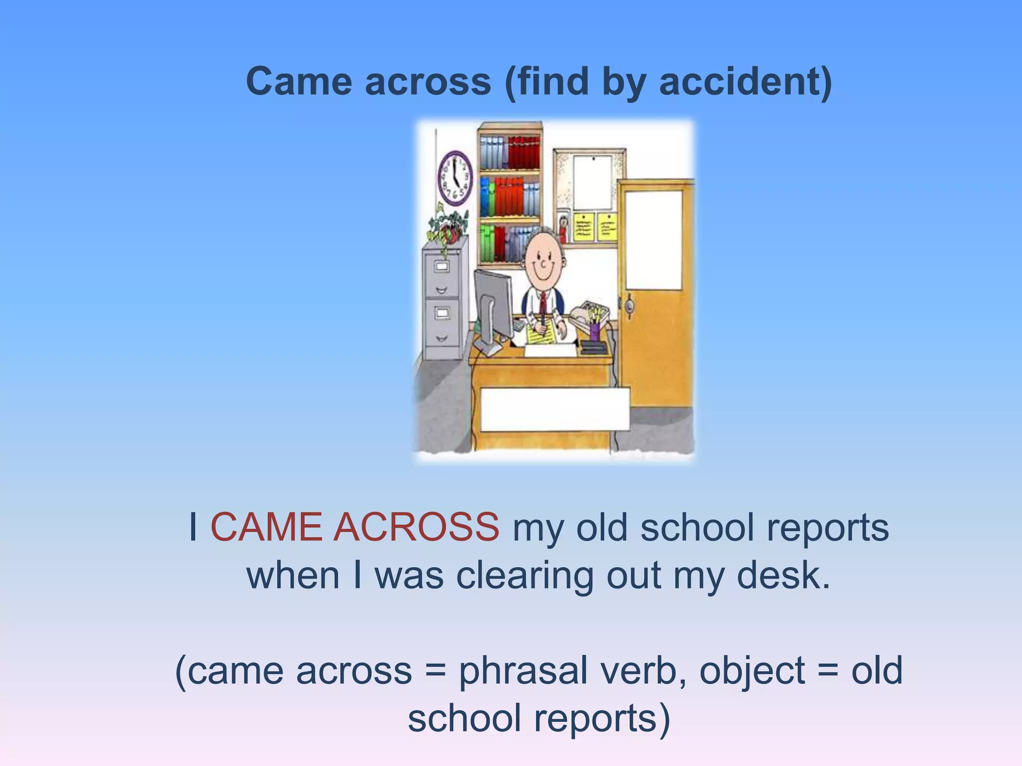 phrasal verbs, | PPTX