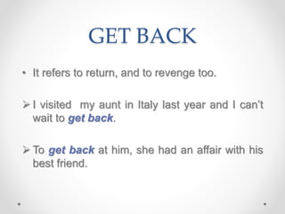 Phrasal verbs | PPTX