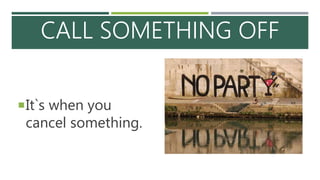 Phrasal verbs | PPTX