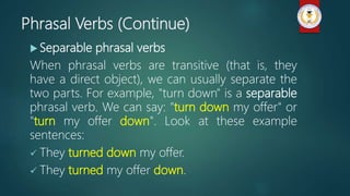 Phrasal verbs | PPTX