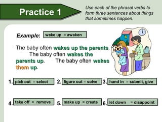 Phrasal verbs | PPS
