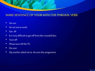 Phrasal verbs | PPTX