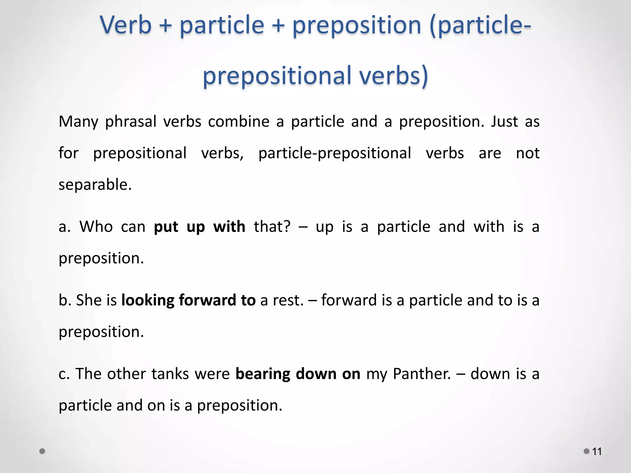 Phrasal Verbs.ppt | Programming Languages | Computing