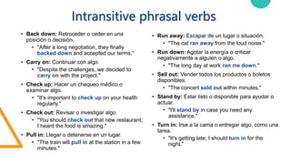 ESL Phrasal Verbs: What are them, types and examples | PPTX