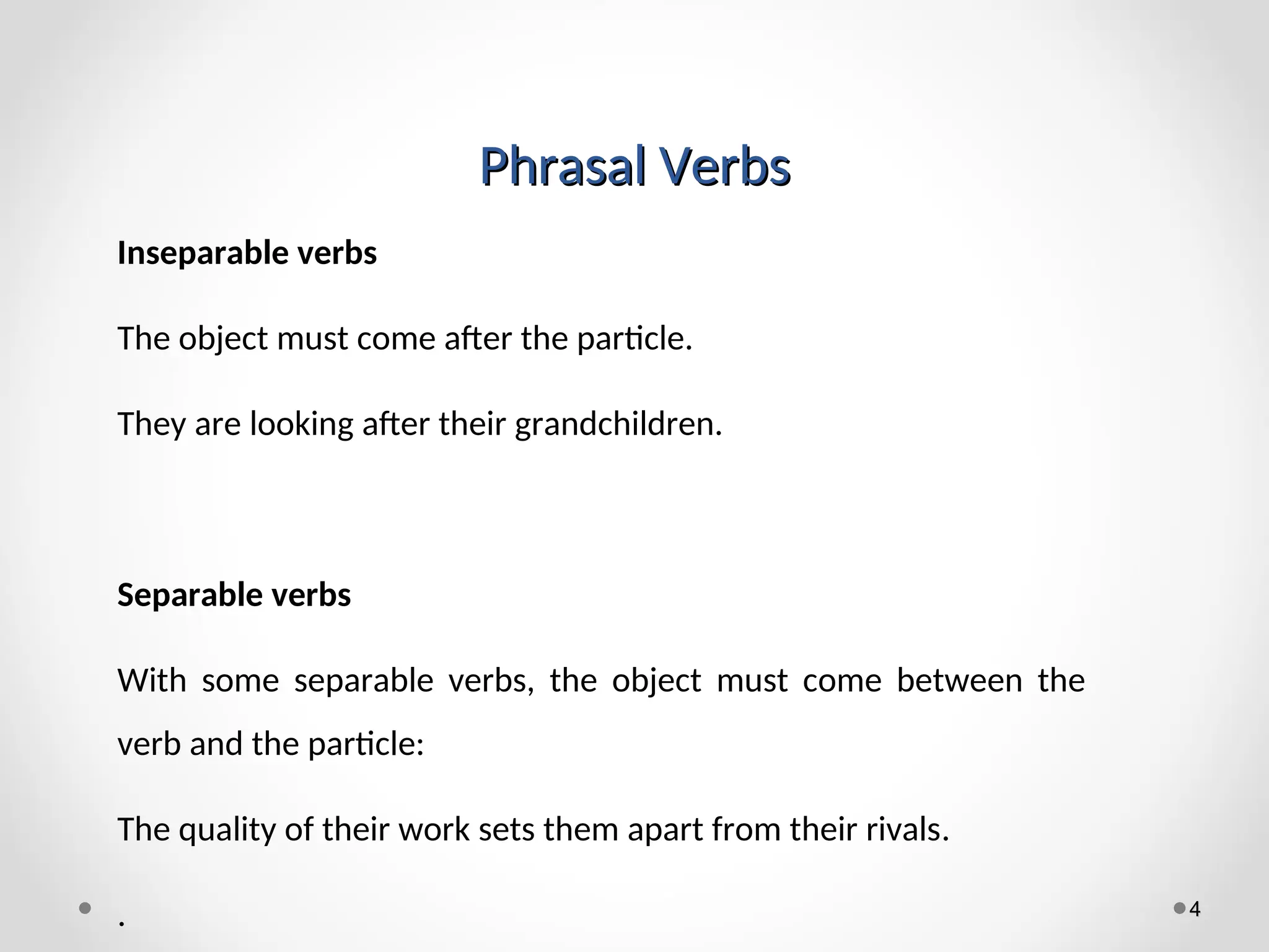 Os usos dos Phrasal Verbs (verbos frasais na lingua inglesa).ppt