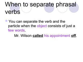 Phrasal Verbs- como usar os verbos frasais corretamente | PPT