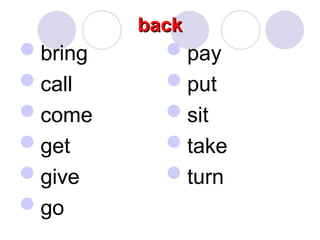 Phrasal Verbs- como usar os verbos frasais corretamente | PPT