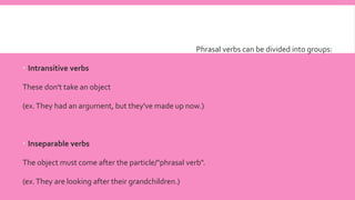 Phrasal verbs angie | PPT