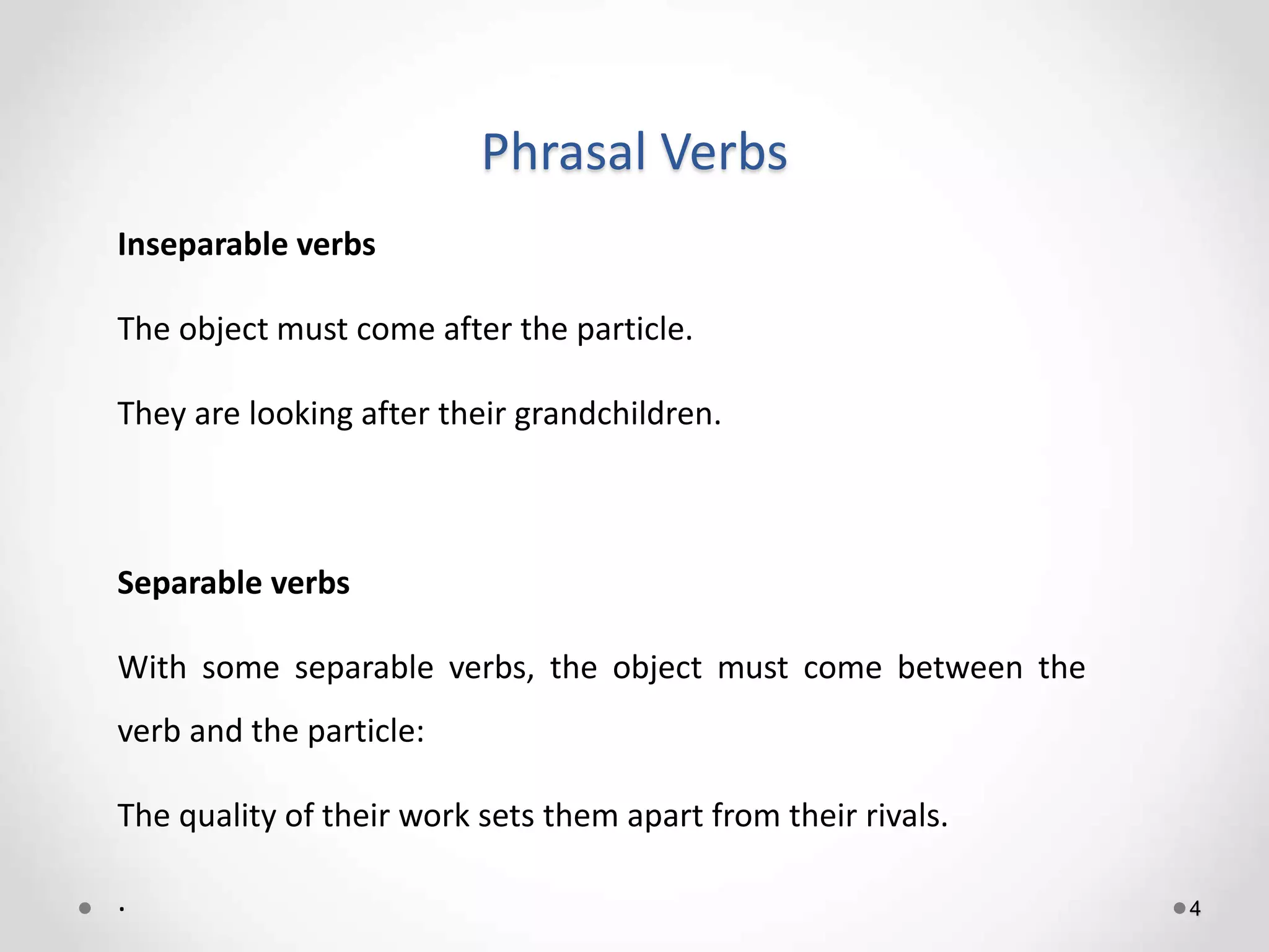 Phrasal Verbs - grade 7.ppt