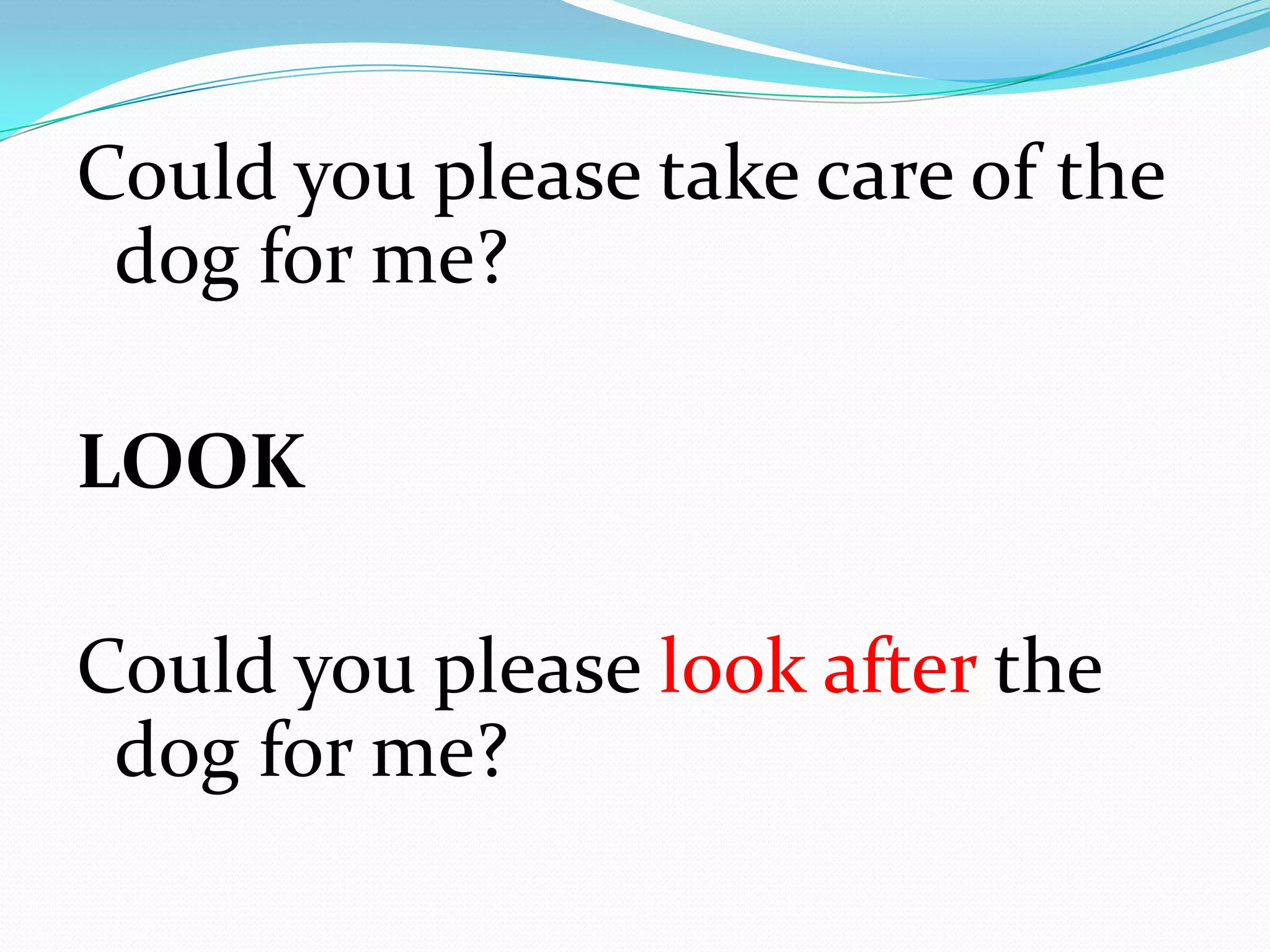 Phrasal Verbs Look | PPTX