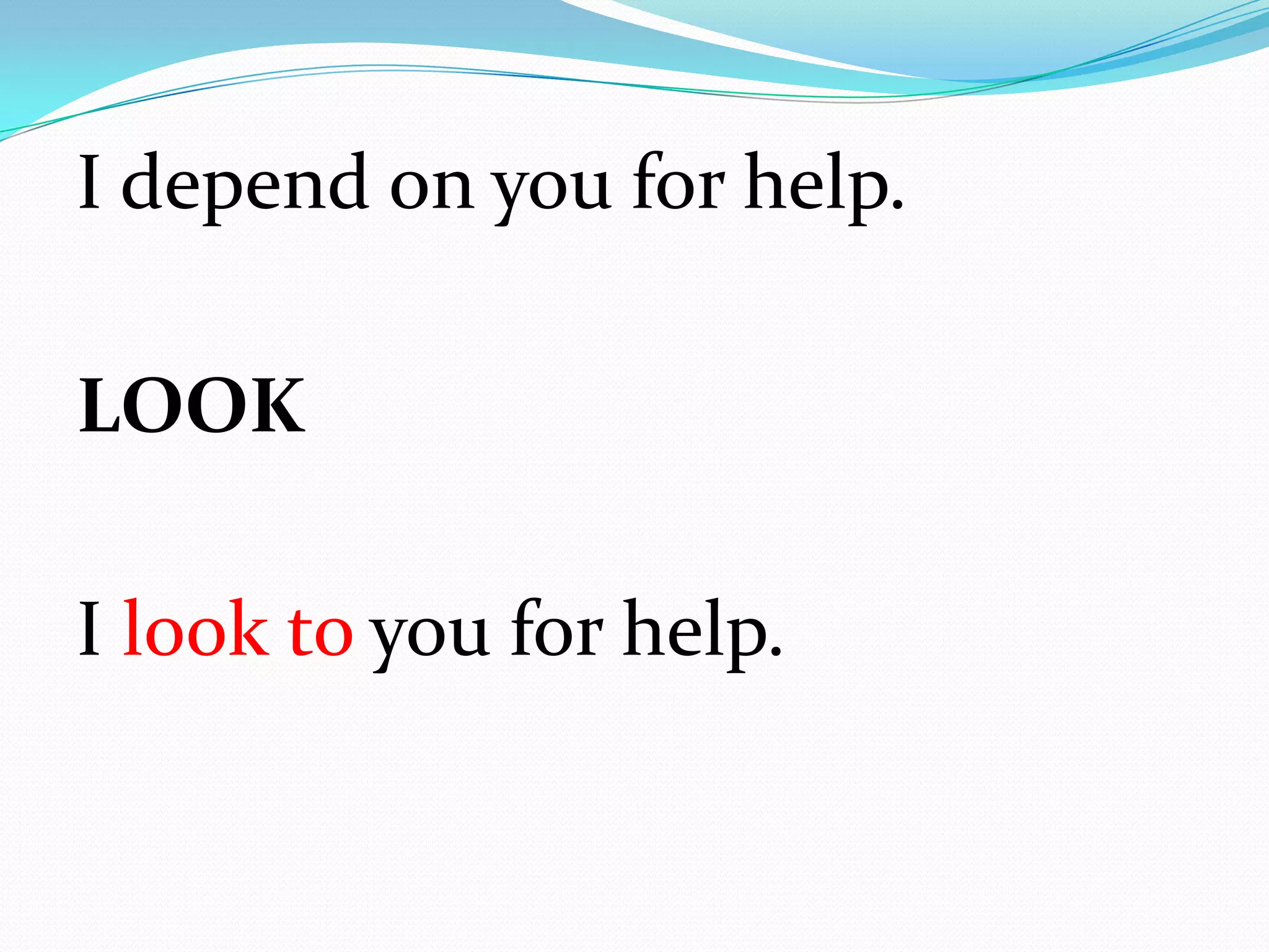 Phrasal Verbs Look | PPTX