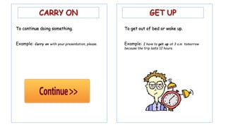 Phrasal verbs unit 2 | PPT