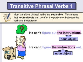 Phrasal verbs | PPS