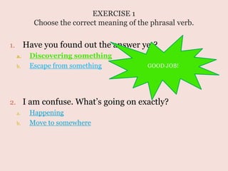 Phrasal verbs | PPT