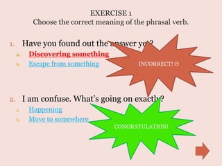 Phrasal verbs | PPT