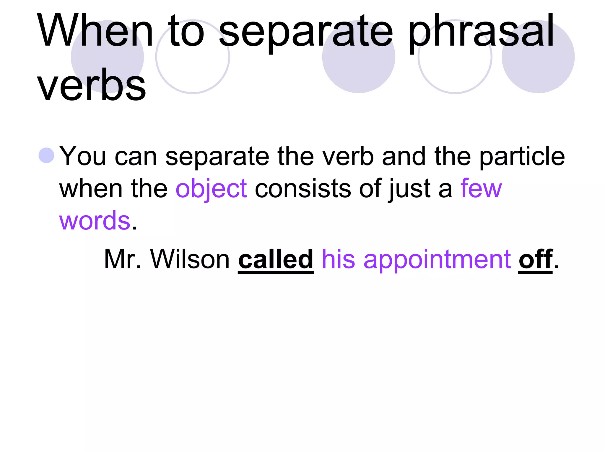 Phrasal Verbs | PPT | Programming Languages | Computing