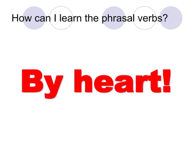 Phrasal Verbs | PPT | Programming Languages | Computing