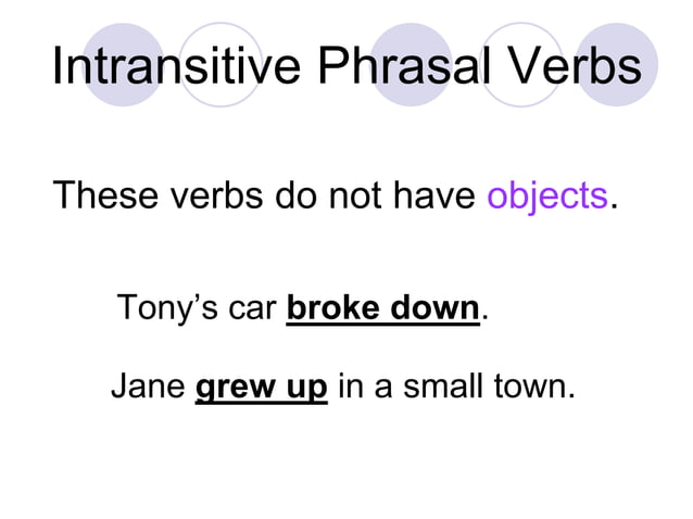 Phrasal Verbs | PPT | Programming Languages | Computing