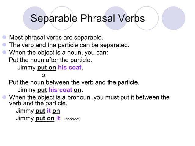 Phrasal Verbs | PPT | Programming Languages | Computing
