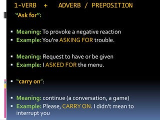 Phrasal verbs5th | PPT