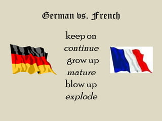 Phrasal verbs and anglo saxons | PPT