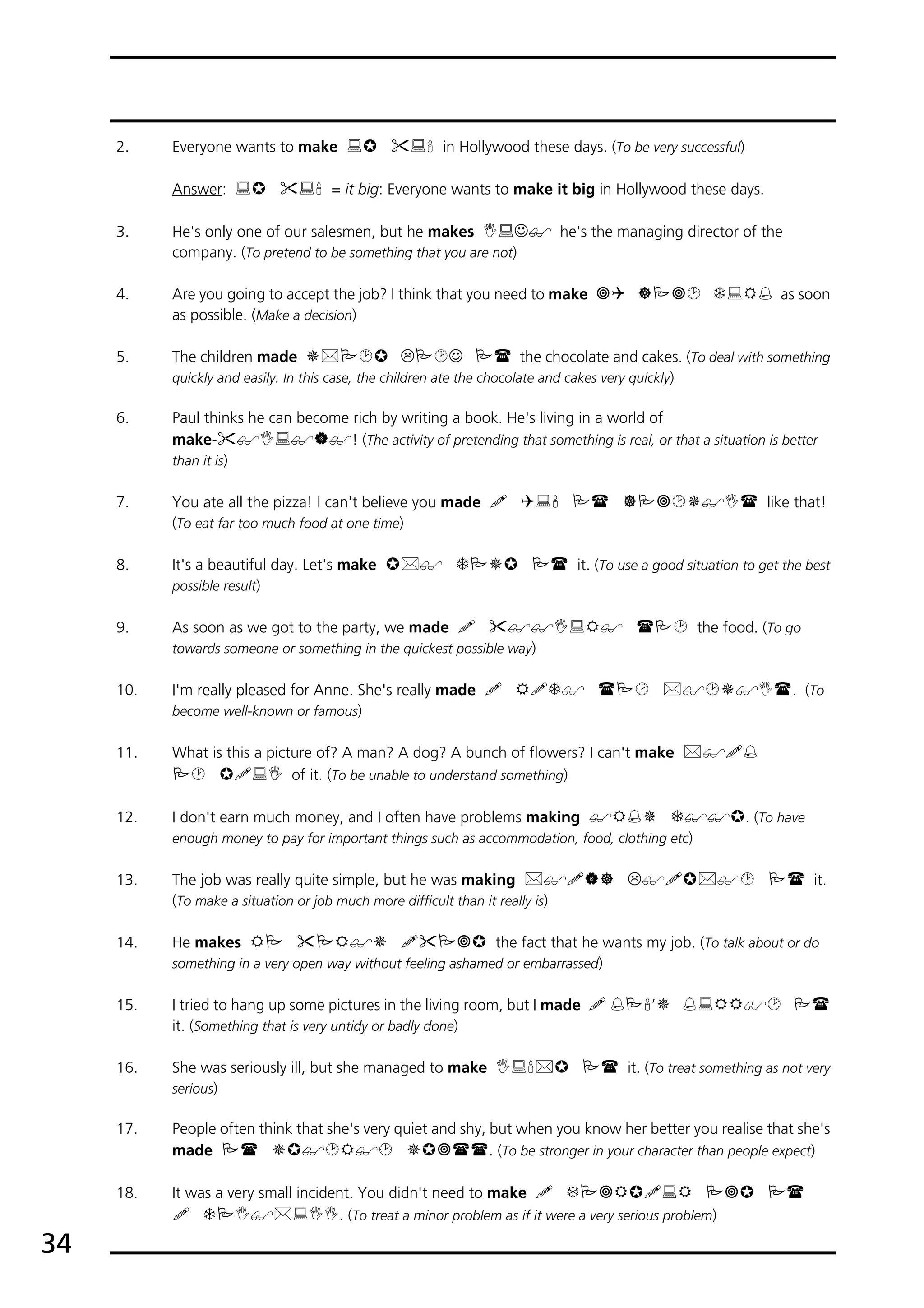 Phrasal verbs and idioms | PDF