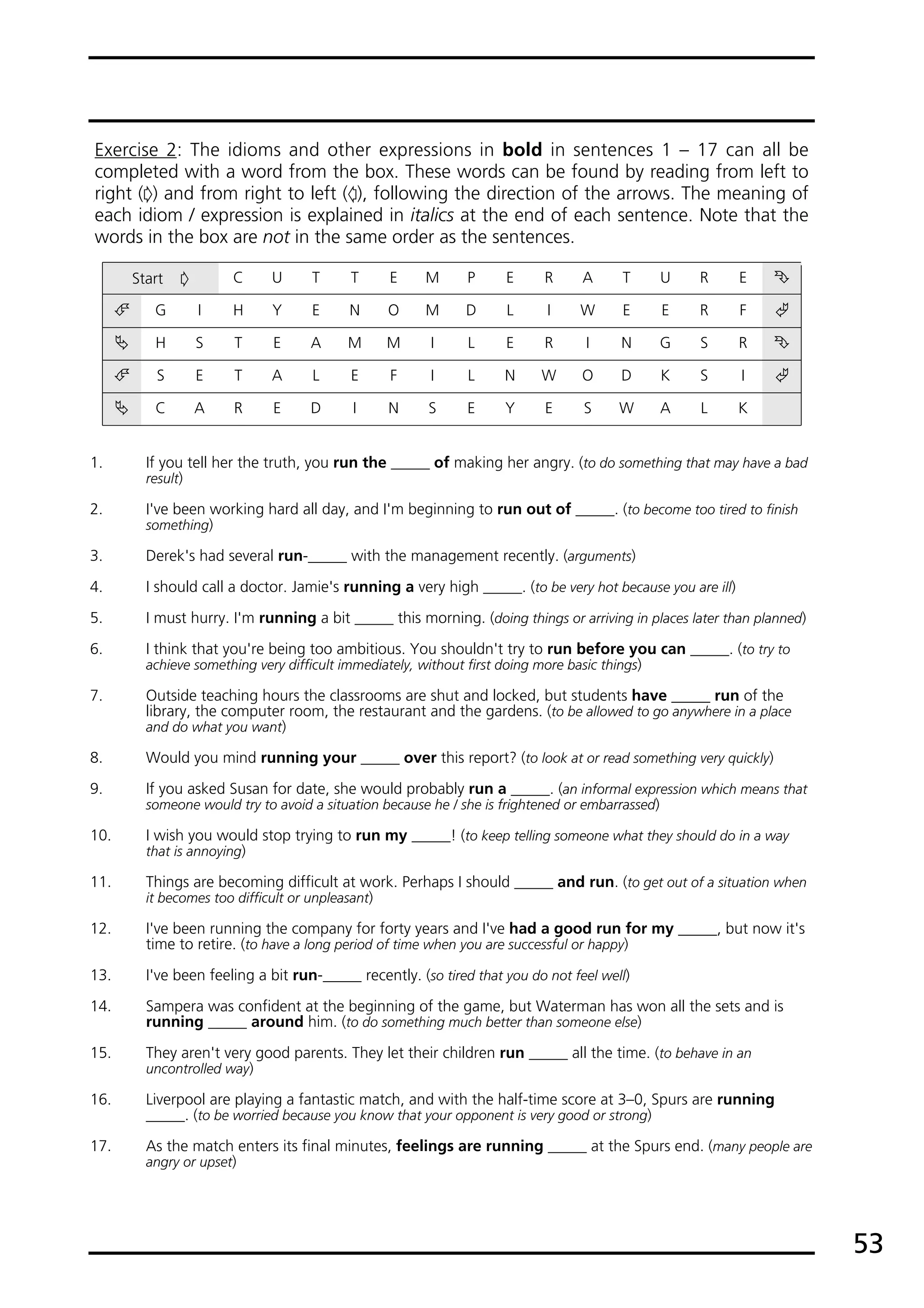 Phrasal verbs and idioms | PDF