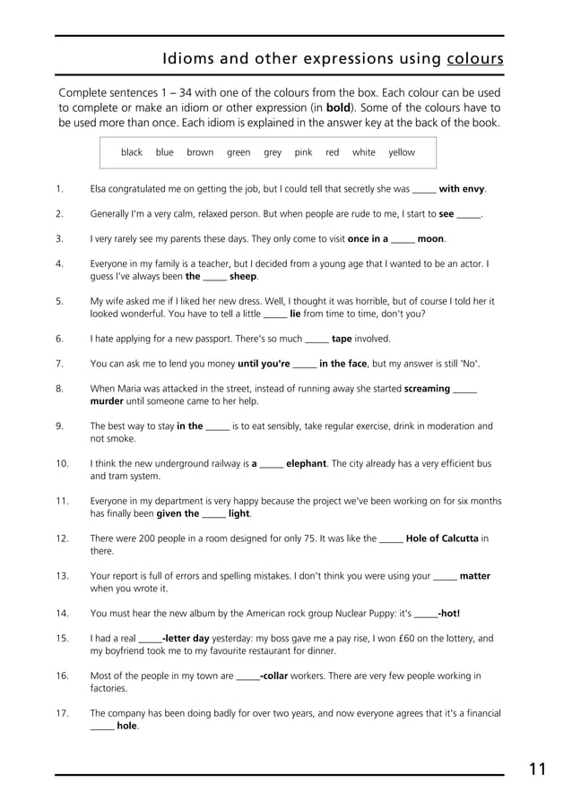 Phrasal verbs and idioms | PDF