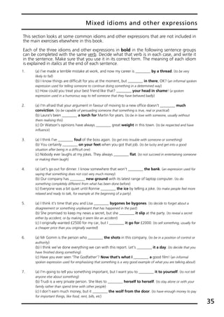 Phrasal verbs and idioms | PDF