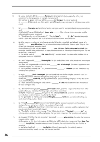 Phrasal verbs and idioms | PDF