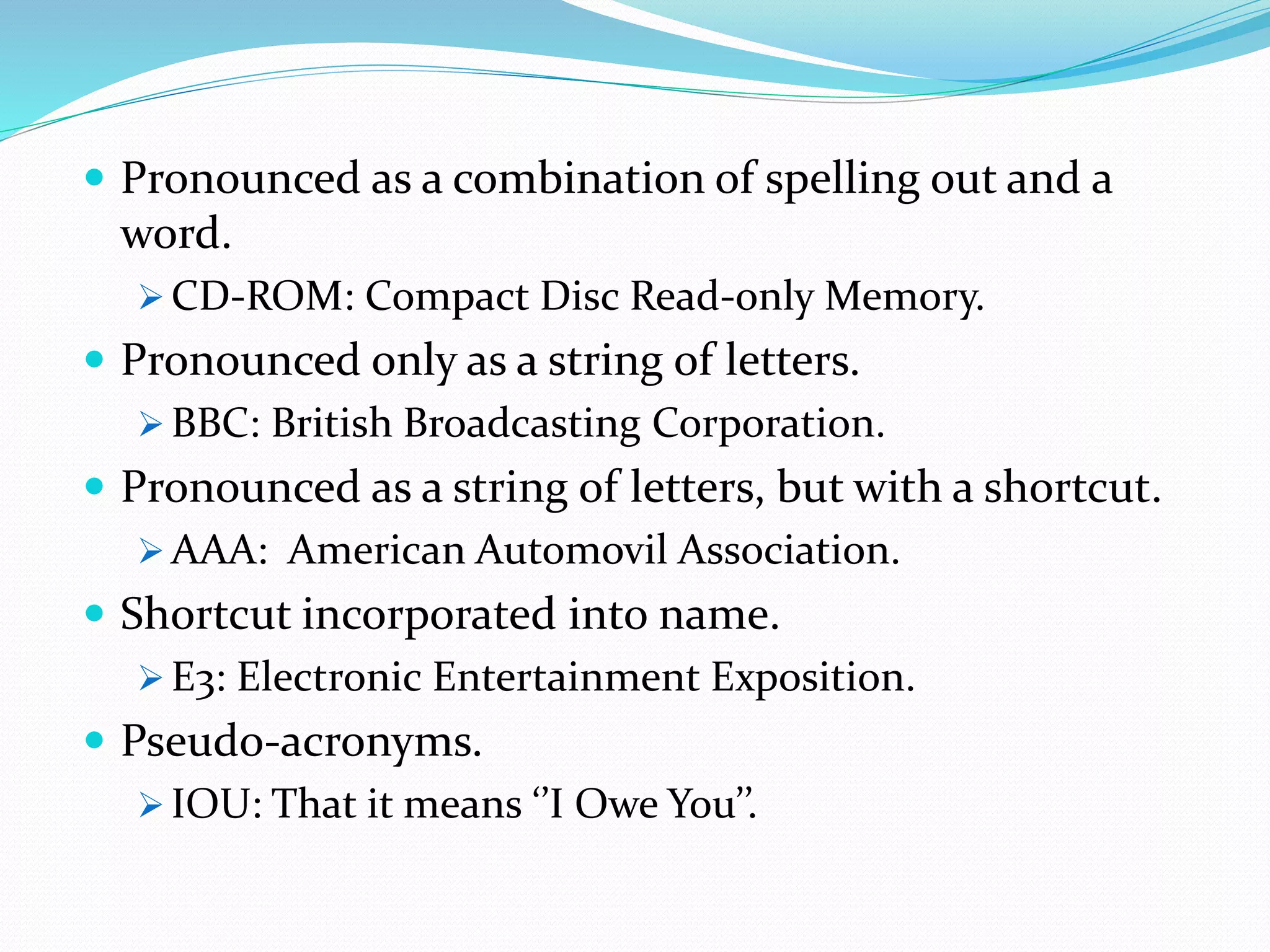 Phrasal Verbs, Blend Words And Acronym | PPTX