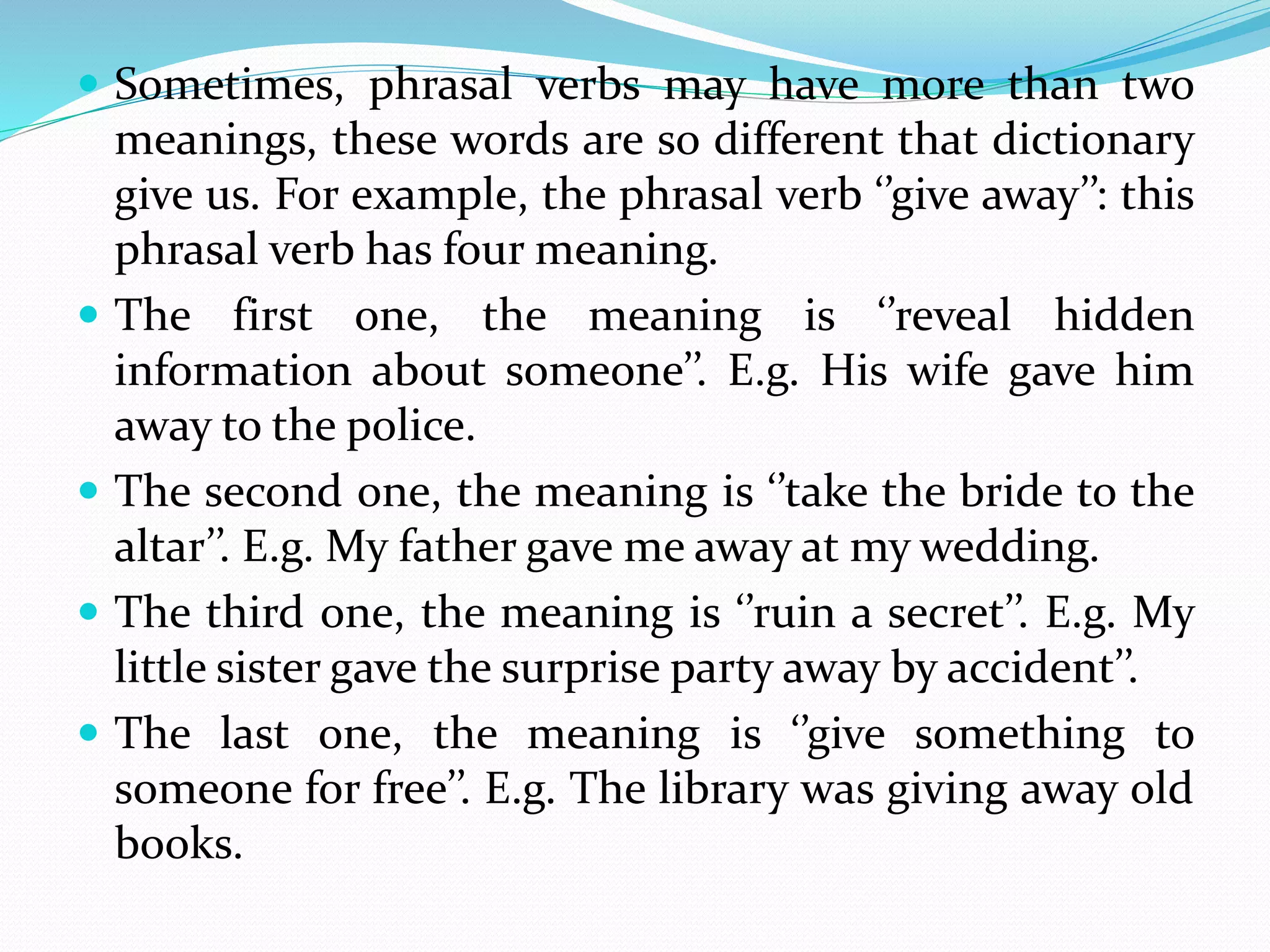 Phrasal Verbs, Blend Words And Acronym | PPTX