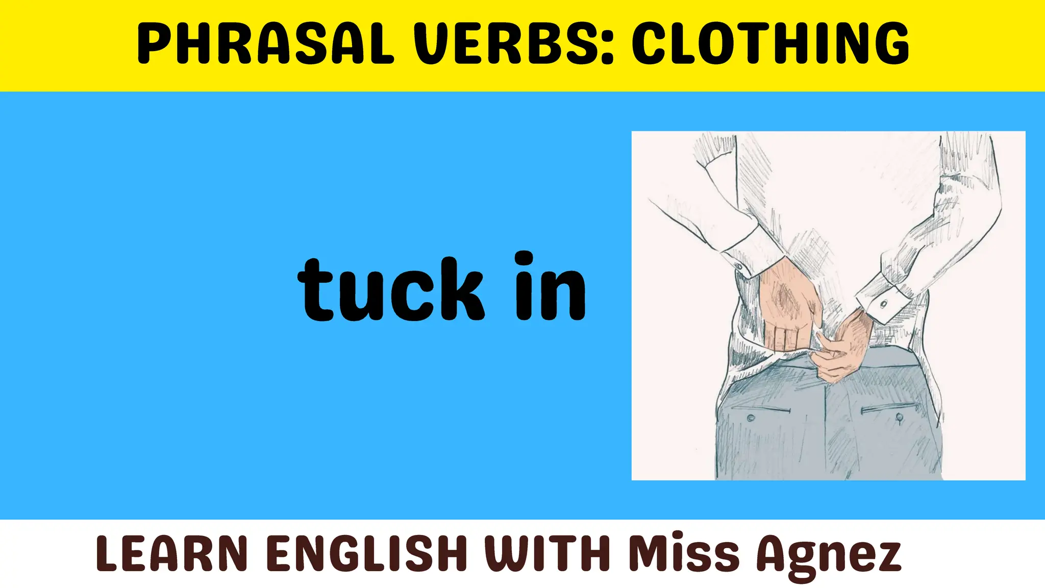 Learn Phrasal Verbs of Clothing with Pictures and Sentences | Fun ...