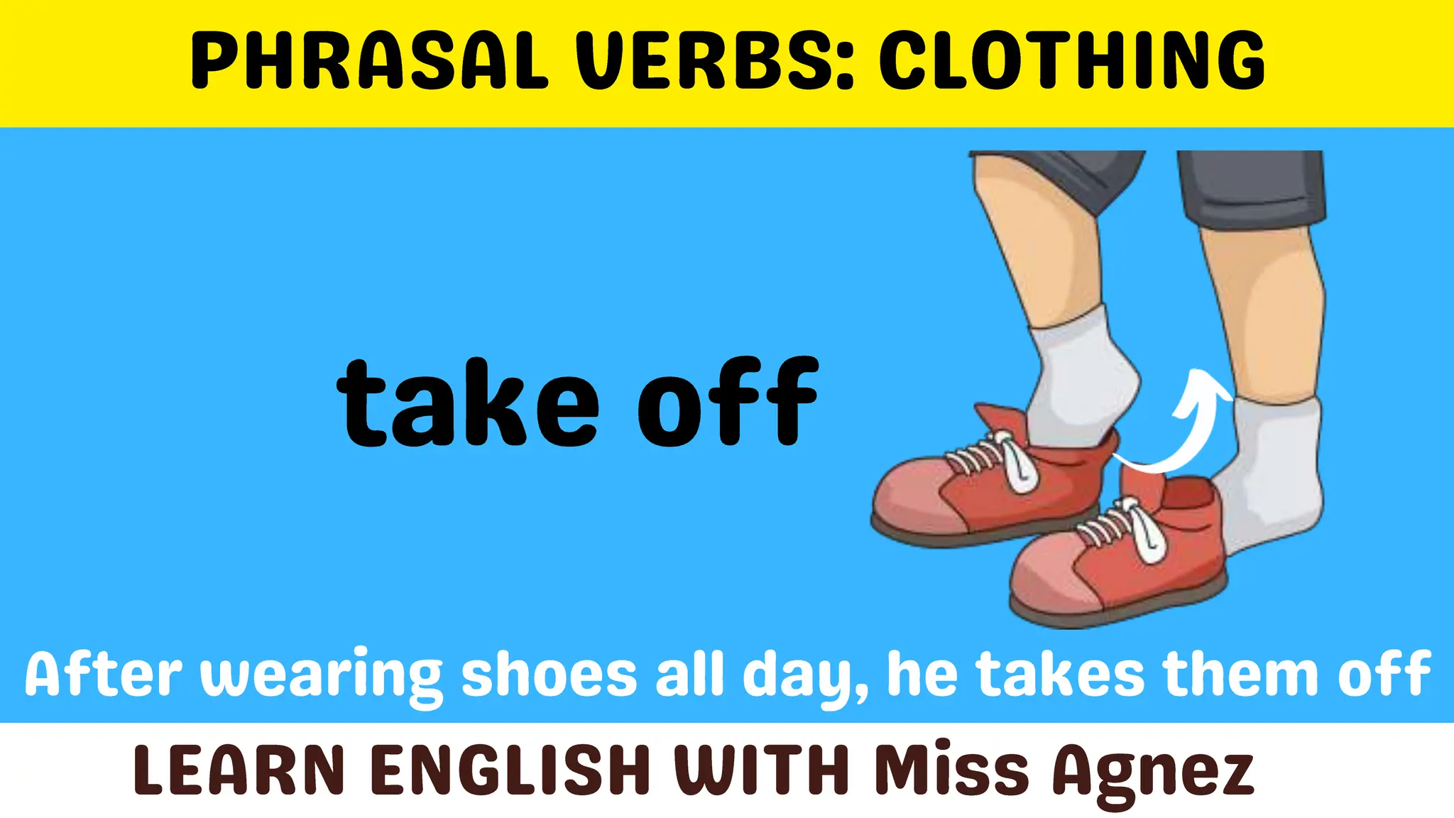 Learn Phrasal Verbs of Clothing with Pictures and Sentences | Fun ...