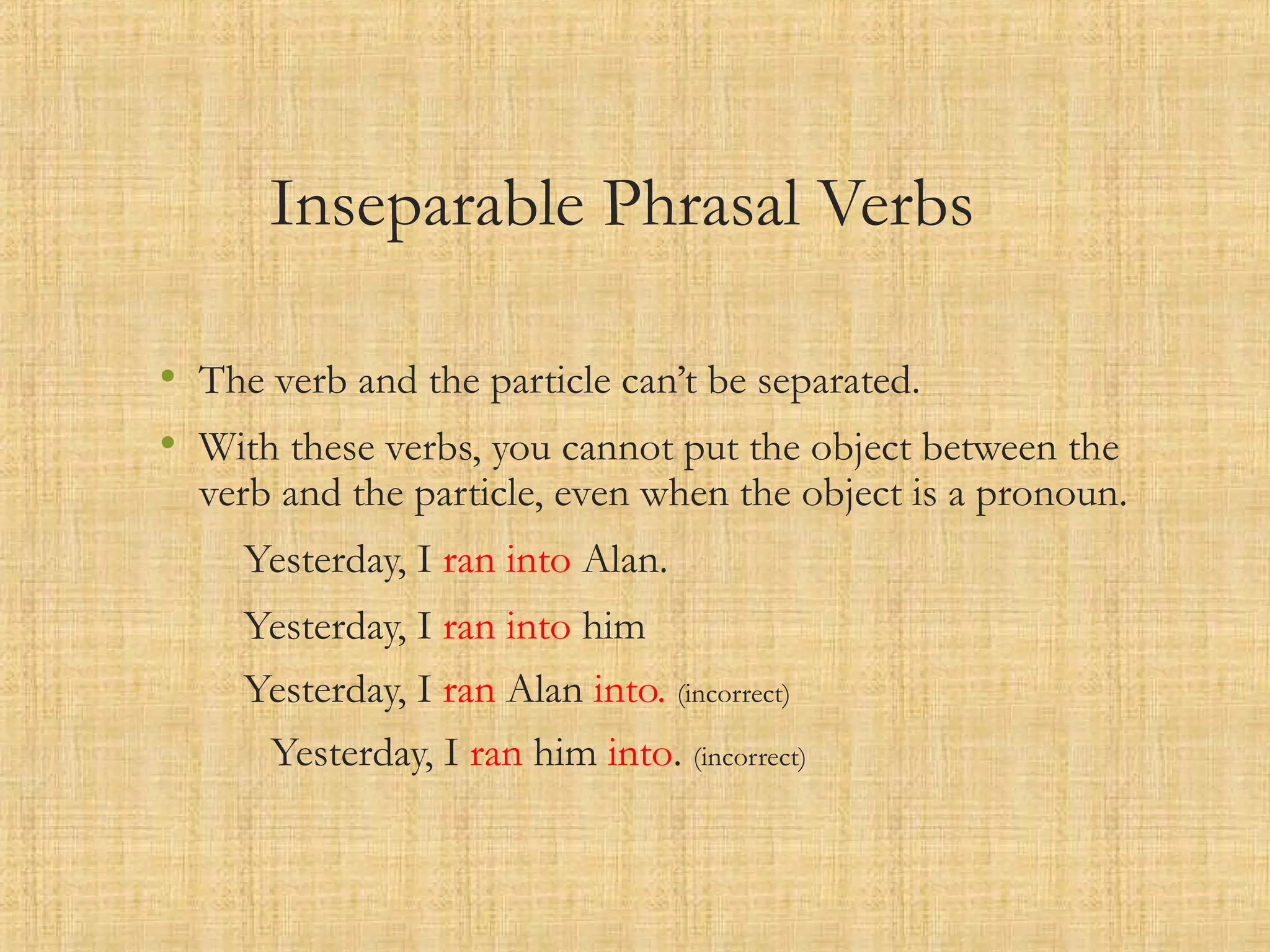 Phrasal verbs | PPT