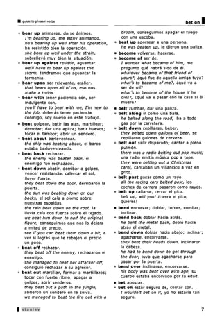Phrasal verbs dictionary english to spanihs | PDF