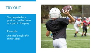 Phrasal verbs in out | PPTX