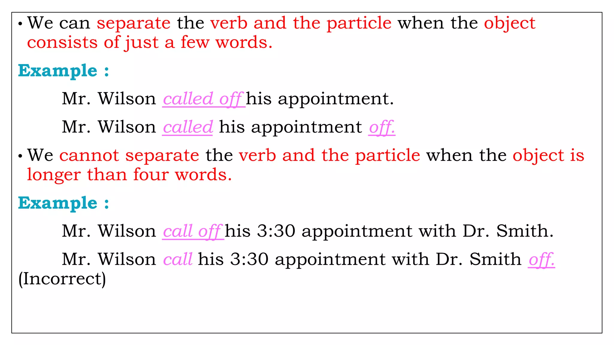Phrasal verbs English Grammar Topic. | PPTX