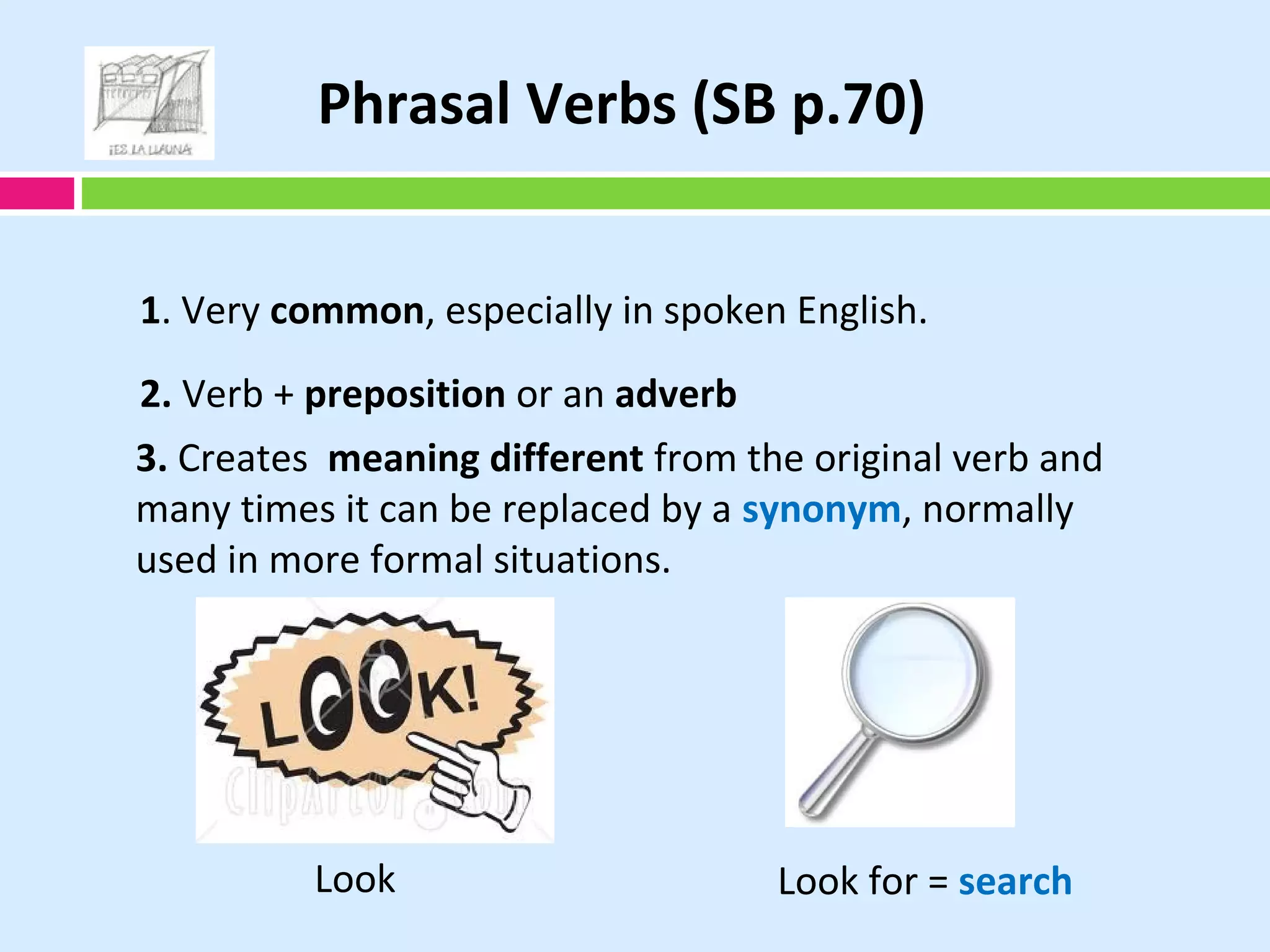 Phrasal verbs powerpoint | PPT