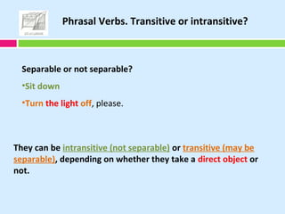 Phrasal verbs powerpoint | PPT