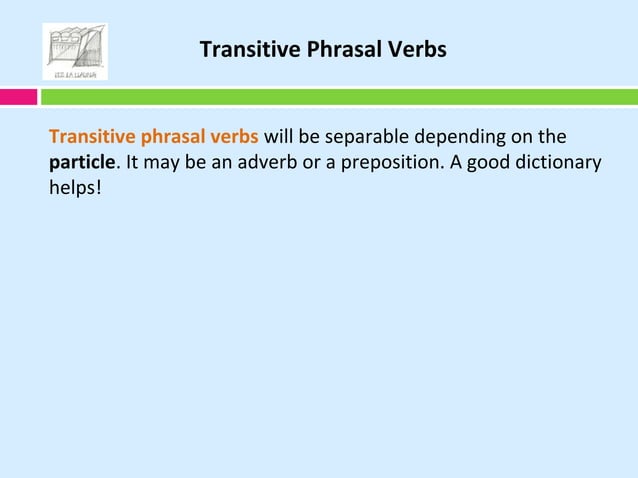Phrasal verbs powerpoint | PPT