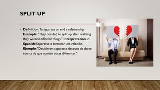 Phrasal verbs related to family ESL grammar class | PDF