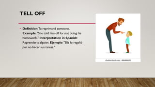 Phrasal verbs related to family ESL grammar class | PDF