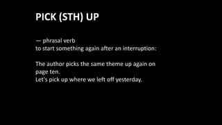 Phrasal verbs with comics | PPSX | Skin and Dermatology | Diseases and ...