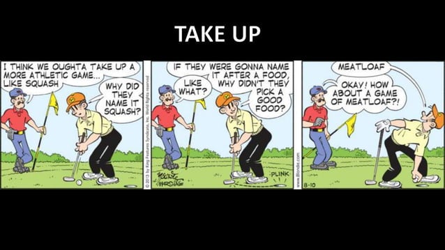 Phrasal verbs with comics | PPT