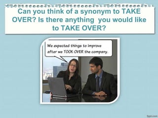 Phrasal verbs/Milti-word verbs with TAKE and GIVE + exercise | PPT