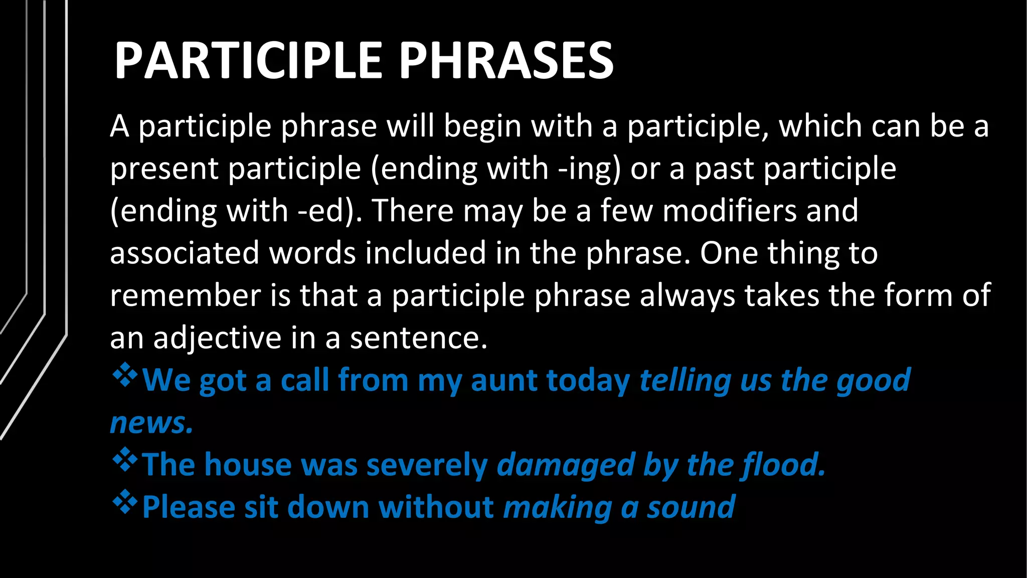 PHRASE AND CLAUSE | PPT