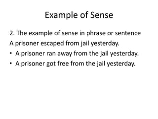 Phrase and sentence meaning | PPT